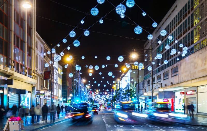 The best London Christmas Lights Walking Route (2025) - Globetotting